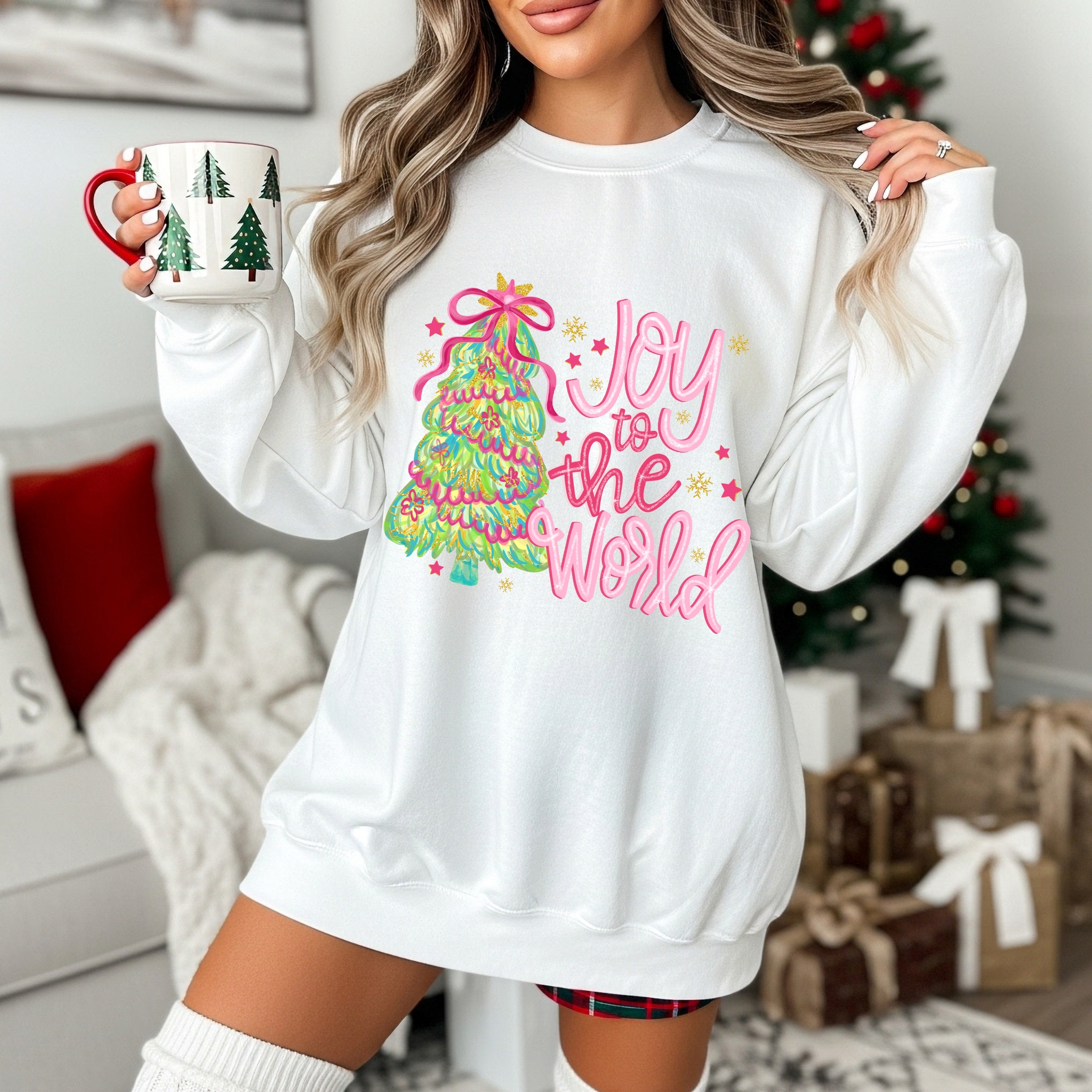 RTS*JOY TO THE WORLD*GLITTER CLEAR FILM SCREENPRINT TRANSFER – Nu ...